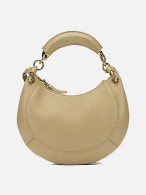 Chloé Marcie Small Hobo Shoulder Bag - Beige