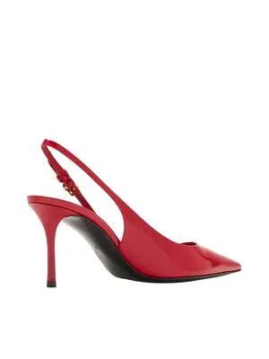 Dolce & Gabbana Dolce Gabbana Slingback Heeled Pumps - Red