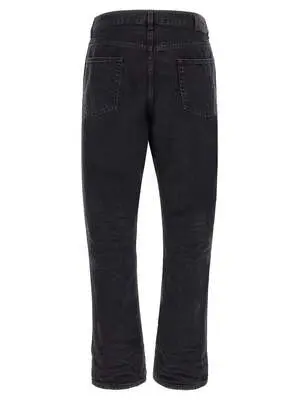 Saint Laurent Logo-patch Jeans