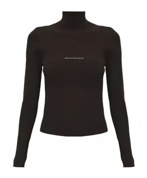 Alexander Wang Turtleneck Knit Top No