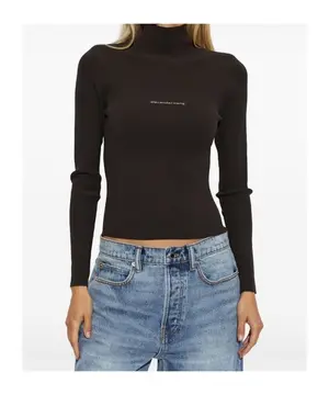 Alexander Wang Turtleneck Knit Top - No