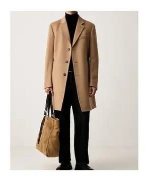 Hugo Boss Single-breasted Long Coat