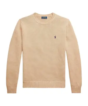 Polo Ralph Lauren Solid Crew Neck Knit Sweater - No