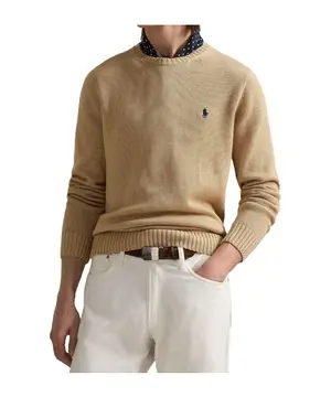 Polo Ralph Lauren Solid Crew Neck Knit Sweater - No