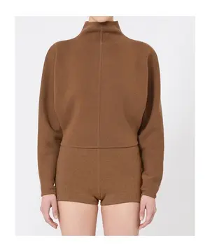 Max Mara Wool And Cashmere Cropped Jumper