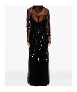 Alberta Ferretti Long-sleeved Dress