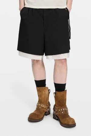 ANN DEMEULEMEESTER Boa Short Riding Boots With Spurs