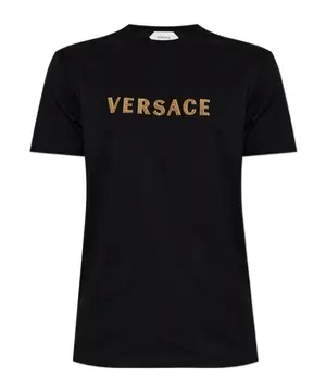 Versace Logo-detailed Crewneck T-shirt