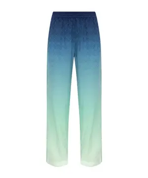 Casablanca Ombré Casual Trousers - Blue