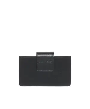 Marni Leather Card Holder With Studs
