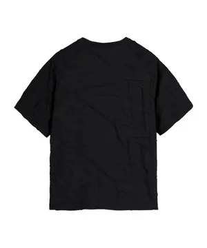 Y3 Tpleated Short-sleeved T-shirt - Black