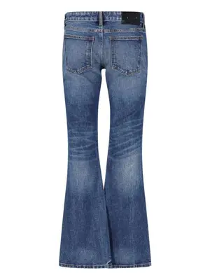 Khaite Mid-rise Flared Jeans