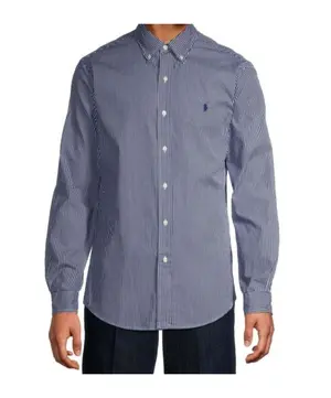 Polo Ralph Lauren Striped Button-down Shirt - Blue