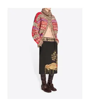 Dries Van Noten Jacquard Wool Cardigan - No