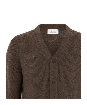 ROBERTO COLLINA Wool-blend Cardigan
