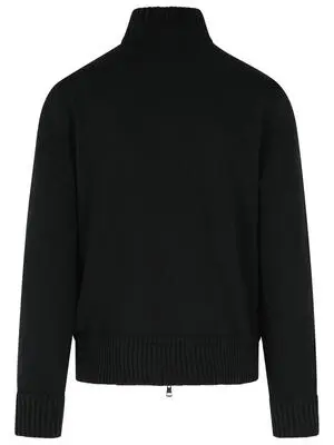 Moncler Logo Patch Zip-up Padded Cardigan