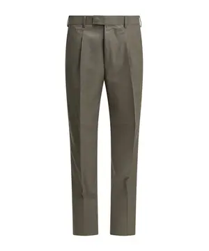 Zegna Casual Trousers With Belt Loops - Beige
