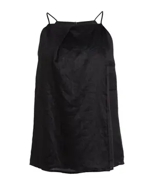 Max Mara Sleeveless Solid-color Top - Black