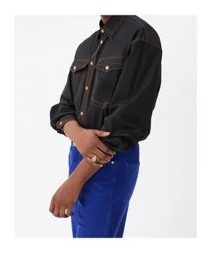 Versace Cotton Poplin Loose Shirt