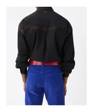 Versace Cotton Poplin Loose Shirt