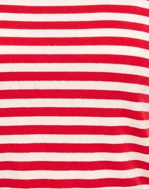 Max Mara Striped Sleeveless Knit Top