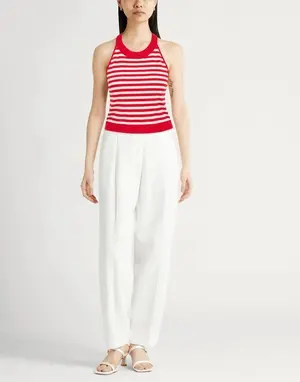 Max Mara Striped Sleeveless Knit Top
