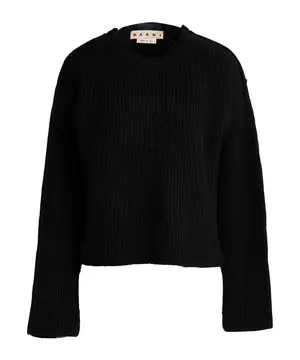 Marni Solid-color Wool Knit Sweater