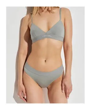 TOM FORD Logo Waistband Thong Briefs