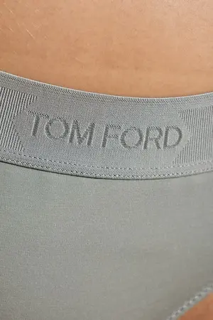 TOM FORD Logo Waistband Thong Briefs