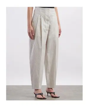 TOTEME Striped Casual Trousers - No
