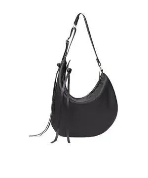 Fendi Oyster Large Hobo Bag - Black