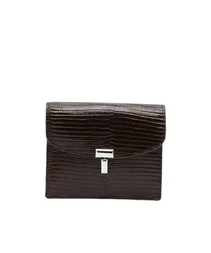 TOTEME T-lock Card Holder - Brown