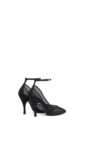 Alaïa Strappy Pumps In Mesh