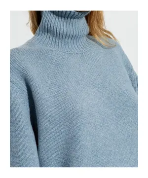 TOTEME Long-sleeve Knit Top - Light Blue