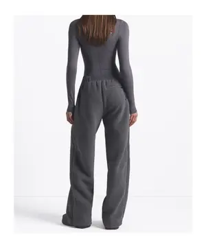 SKIMS Fleece Straight-leg Casual Pants