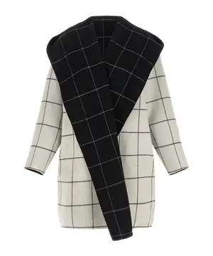 TOTEME Check-pattern Hooded Coat