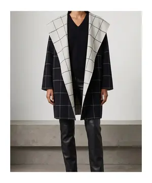 TOTEME Check-pattern Hooded Coat