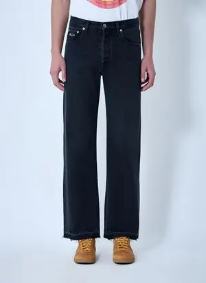 GALLERY DEPT. Melrose Raw-hem Wide-leg Jeans