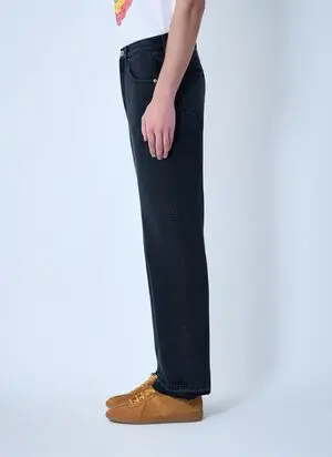 GALLERY DEPT. Melrose Raw-hem Wide-leg Jeans