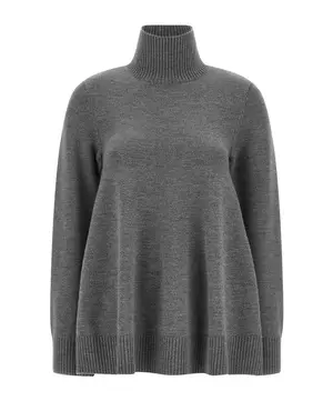 TOTEME Roll-neck Flared Sweater