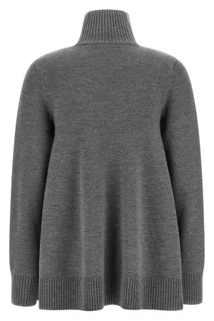 TOTEME Roll-neck Flared Sweater