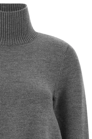 TOTEME Roll-neck Flared Sweater