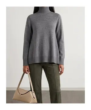 TOTEME Roll-neck Flared Sweater