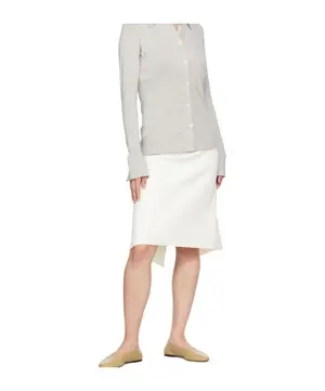 TOTEME Buttoned-back Midi Skirt