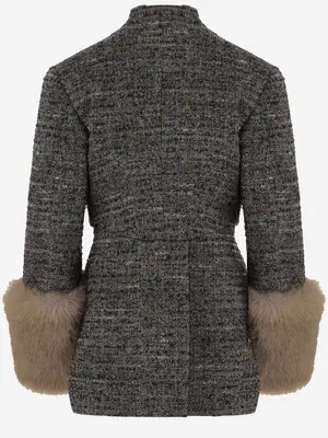 DARKPARK Textured Cuff-trim Coats