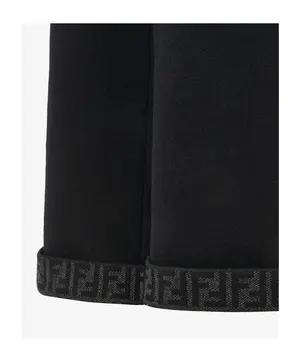 Fendi Trousers Ff Zucca Cashmere Trousers