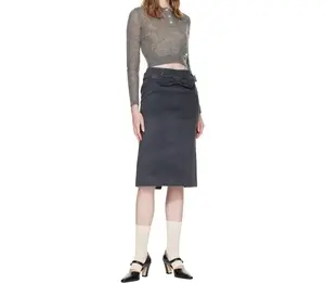 SHUSHU/TONG Long-sleeve Knitted Polo Shirt
