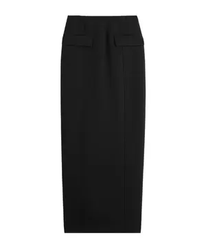 TOTEME Pleated Slit-detailed Skirt