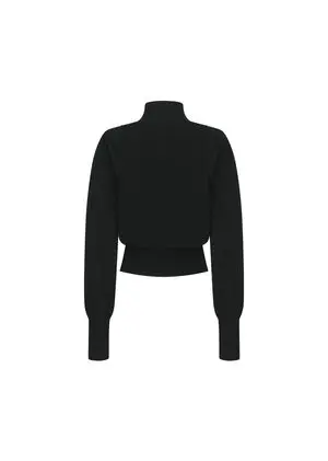AMOMENTO Button-front Knit Cardigan