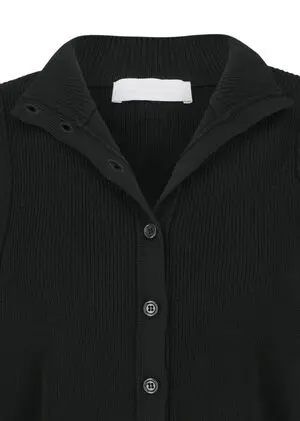 AMOMENTO Button-front Knit Cardigan